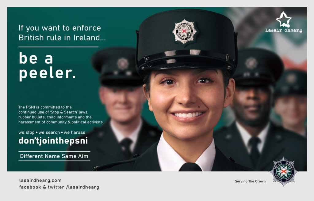 Sinn Féin publicly endorse PSNI - again. - Lasair Dhearg