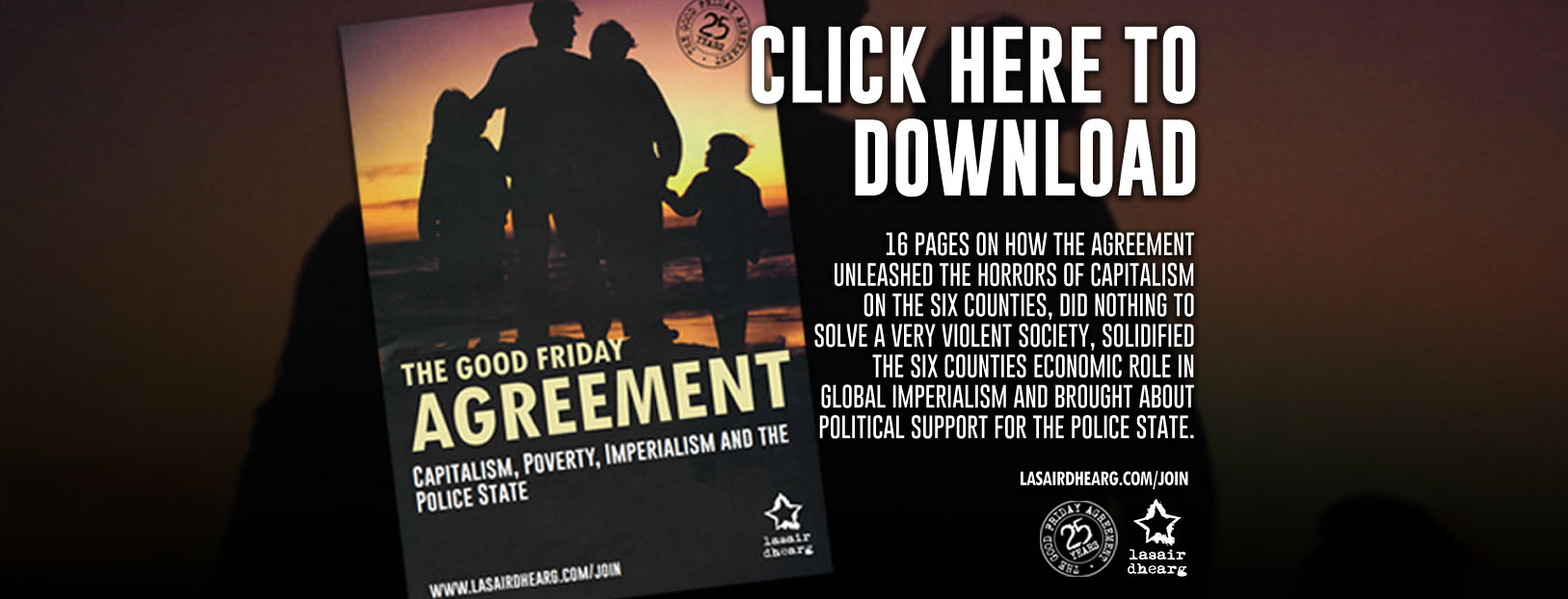 25 Years of The Good Friday Agreement - Lasair Dhearg